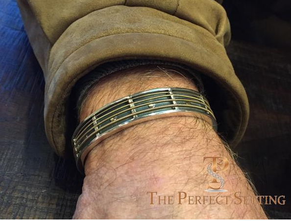 Custom Guitar String Cuff Bracelet Jimmy Buffett | The Perfect Setting, Inc