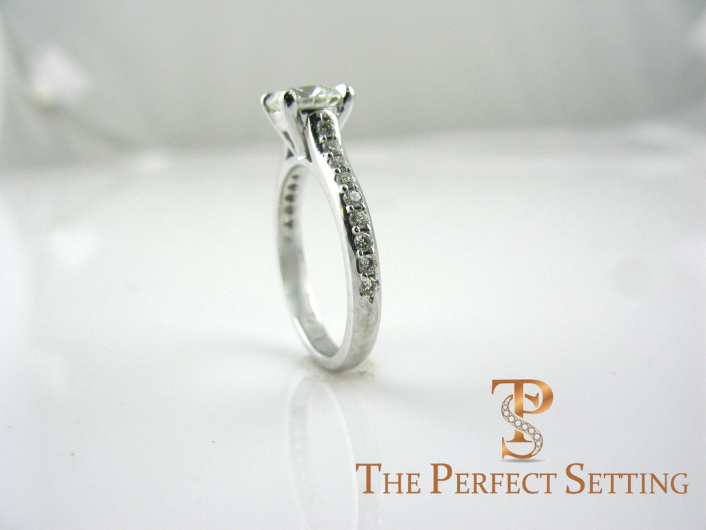 Classic Platinum Diamond Engagement Ring – The Perfect Setting, Inc