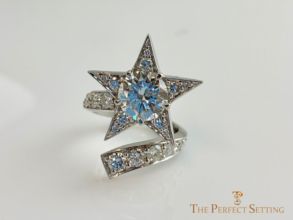 Super Star Custom Diamond Ring | The Perfect Setting, Inc